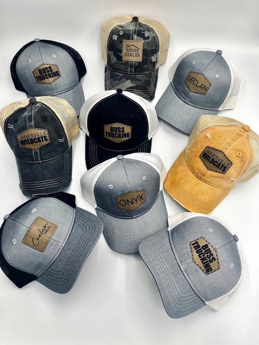 CUSTOM Hat / Leather Patch - Create your own hat! | Sanded And Signed ...
