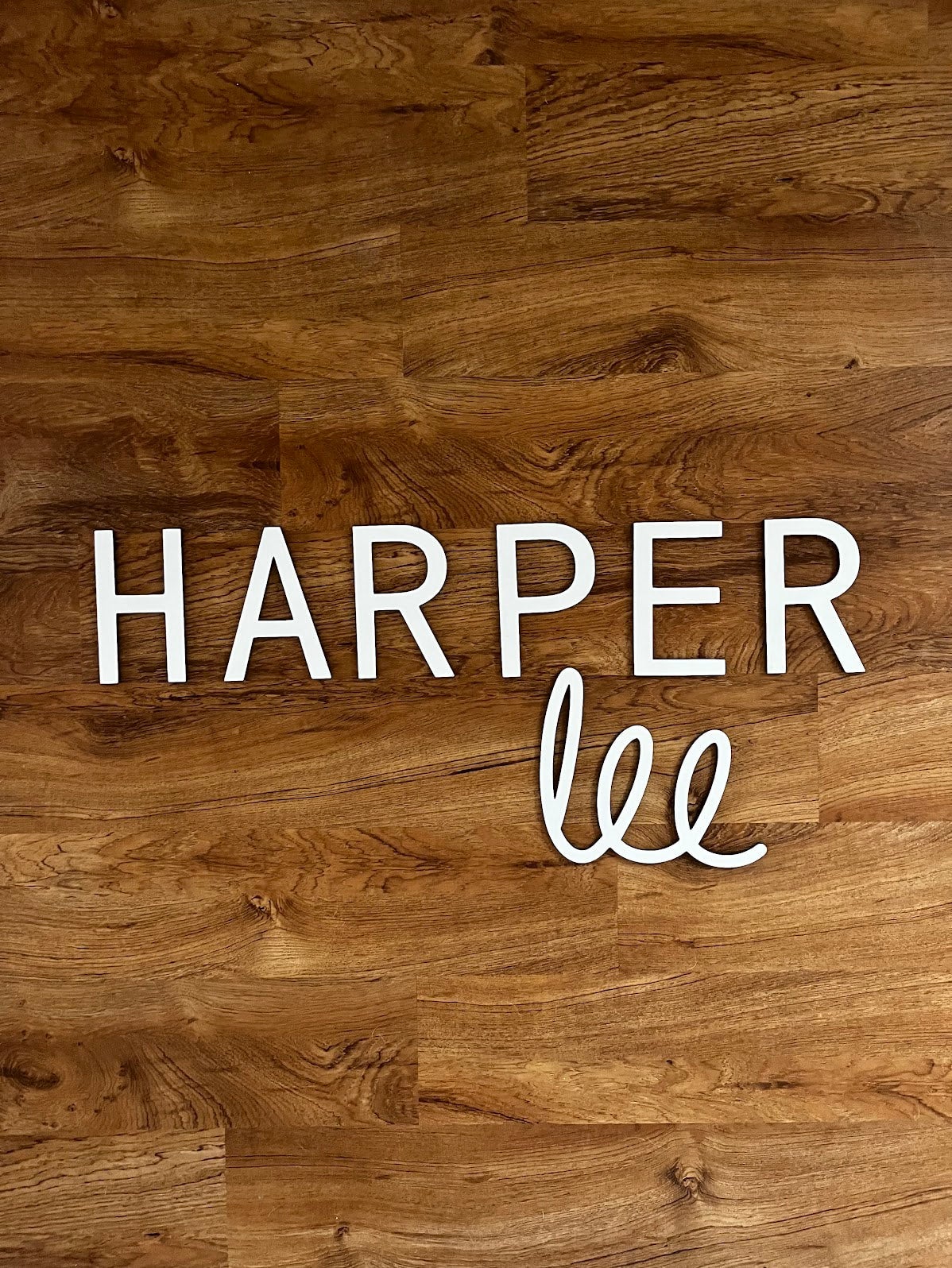 Individual Baby Name Cutout Sign - First/Middle Name | Sanded And ...